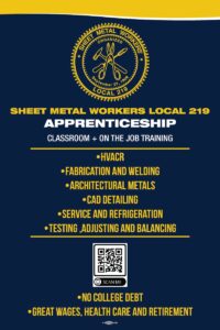 Apprenticeship – Sheet Metal Workers Local 219